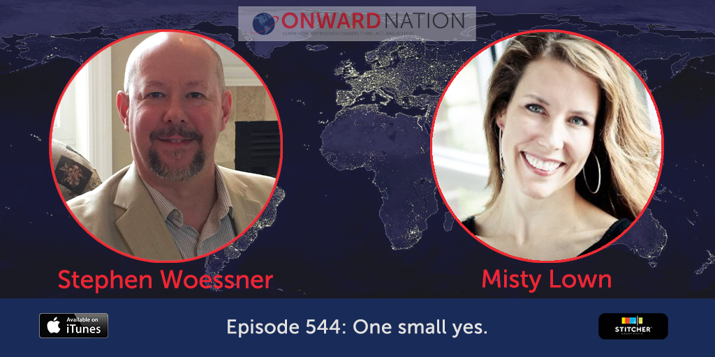 One small yes, with Misty Lown.