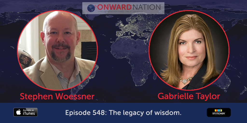 The legacy of wisdom, with Gabrielle Taylor.