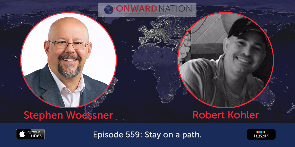 Stay on a path, with Robert Kohler.