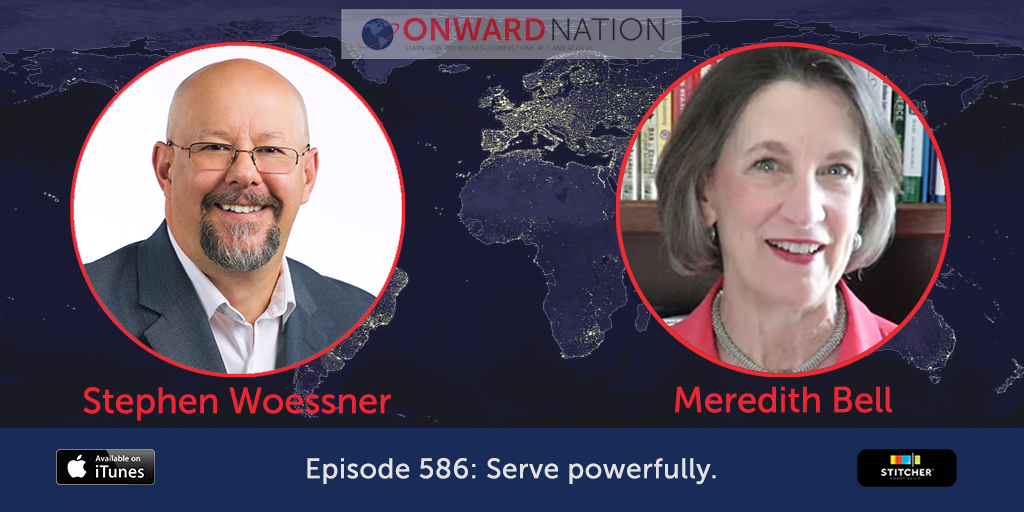 Serve powerfully, with Meredith Bell
