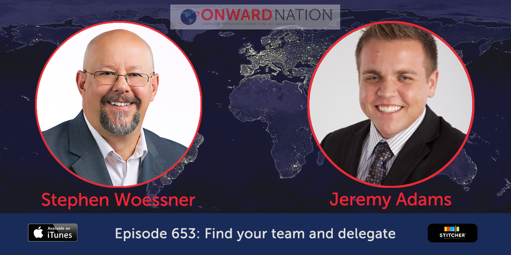 Find your team and delegate, with Jeremy Adams