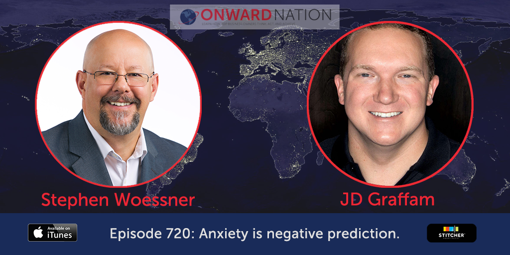 Anxiety is negative prediction, with J.D. Graffam
