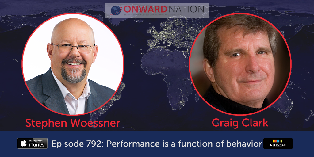 Performance is a function of behavior, with Craig Clark