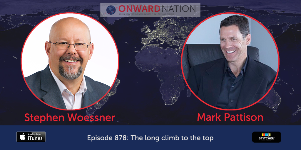 The long climb to the top, with Mark Pattison